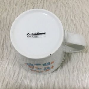 Crate&Barrel | Kitchen | Crate Barrel Monogram S Floral Coffee Tea Cup ...